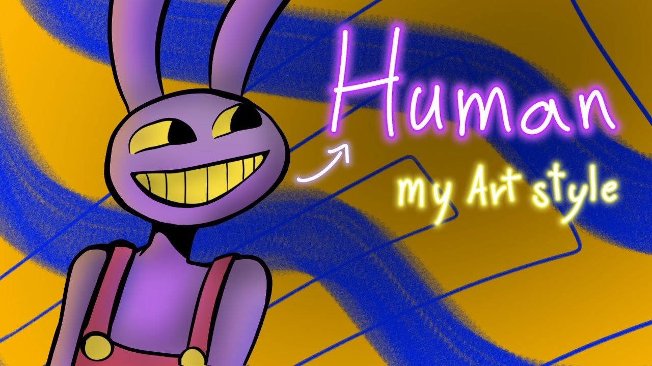 Jax human | my art style ( The Amazing Digital Circus ) - YouTube