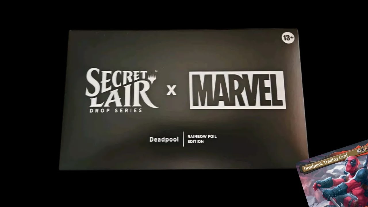 Marvel X Secret Lair Deadpool pack opening. - YouTube