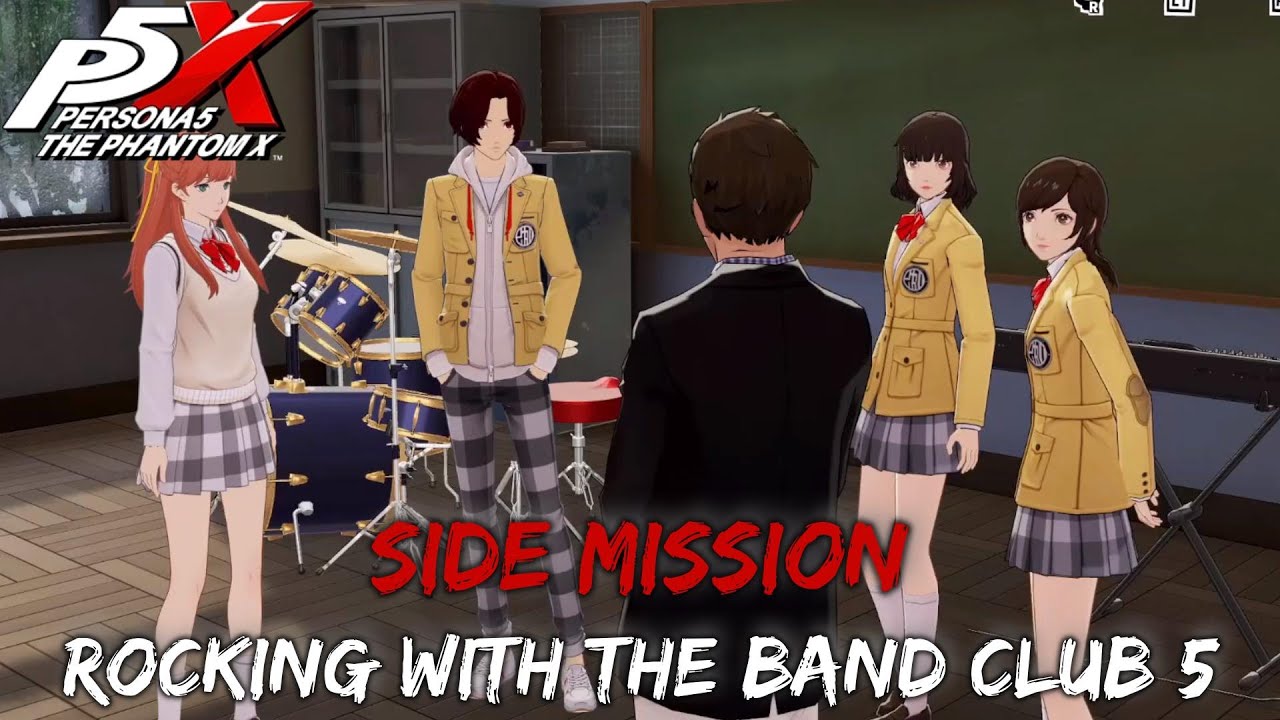 Side Mission - Rocking with the Band Club 5 | Persona 5: The Phantom X ...