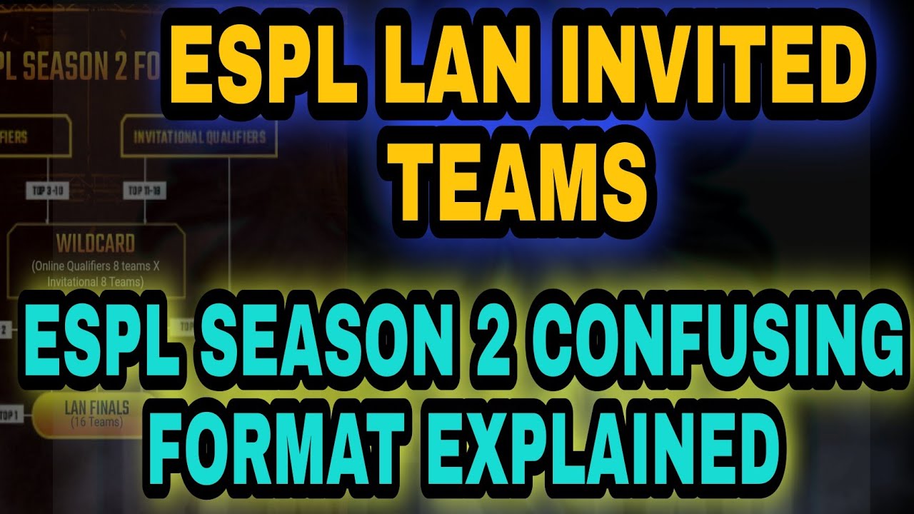 espl lan format | espl lan invited teams | espl season 2 | ESPL LAN ...