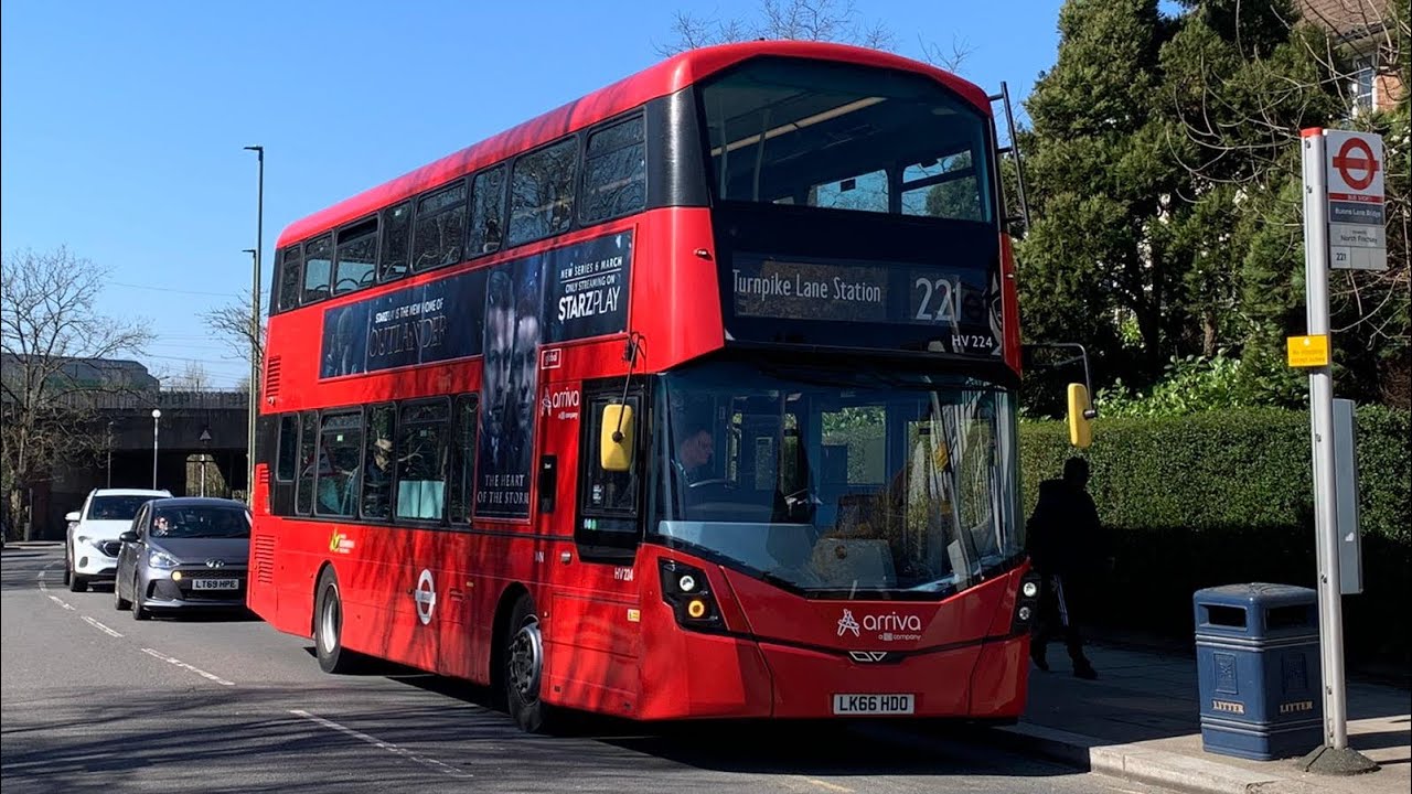 FAST DRIVER | Bus Journey on Route 221 | Volvo B5LH Wright Eclipse ...