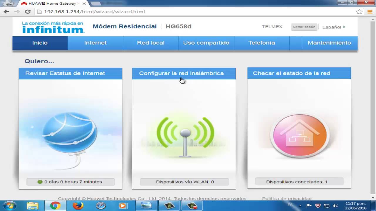 Personalizar o cambiar el nombre y contraseña de tu Modem Infinitum ...