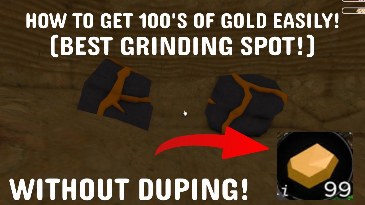 THE BEST GRINDING METHOD FOR 100'S OF GOLD in The Survival Game (OP ...