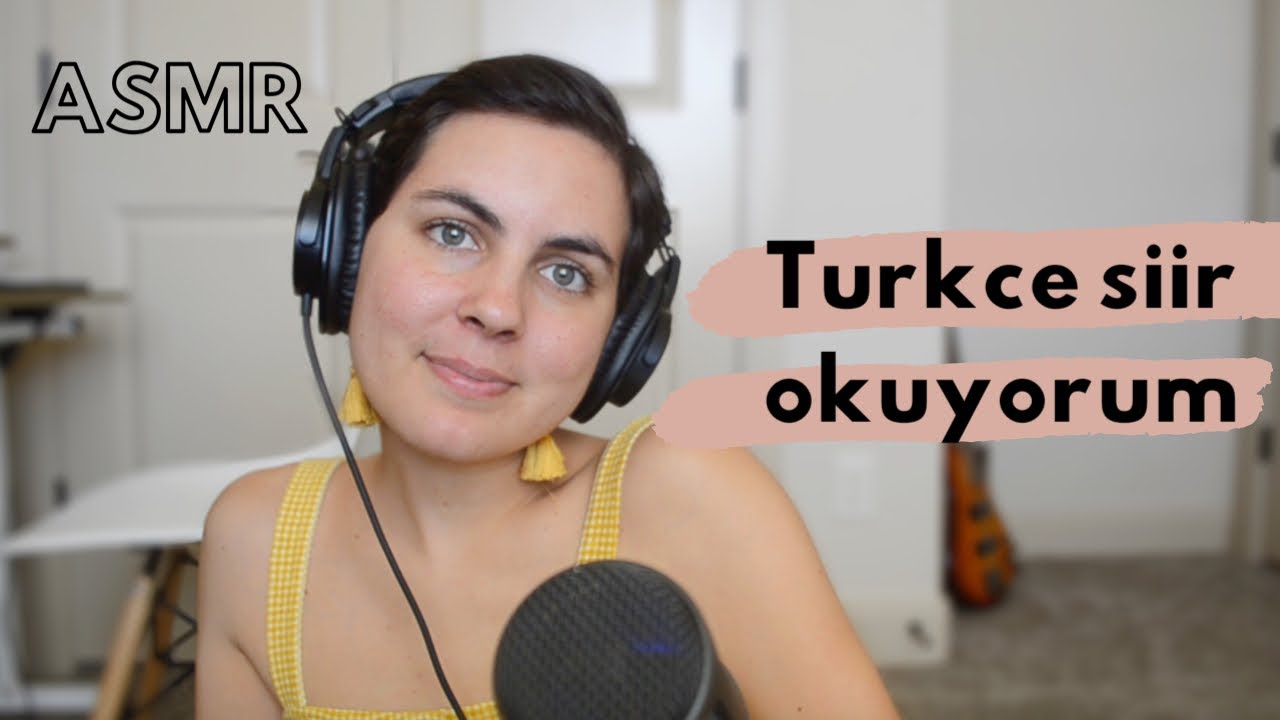 [ASMR] Turkce Siir Okuyorum 📖 - Reading Turkish Poems - YouTube
