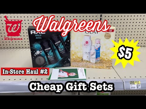 Walgreens Couponing | Cheap Gift Sets | In-Store Haul - YouTube