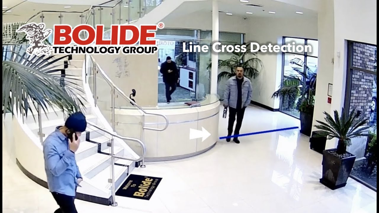 Bolide iPac AI Line Cross Detection Video Analytics - YouTube