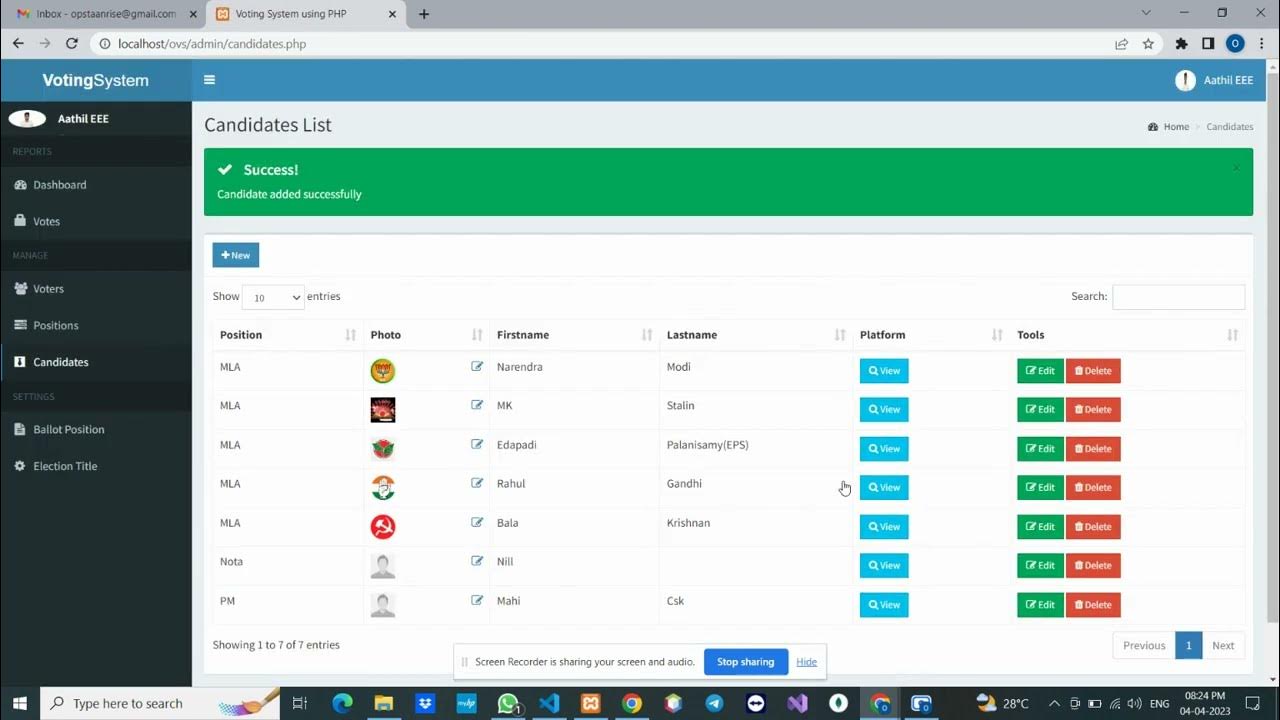 E Voting System Using Blockchain Youtube