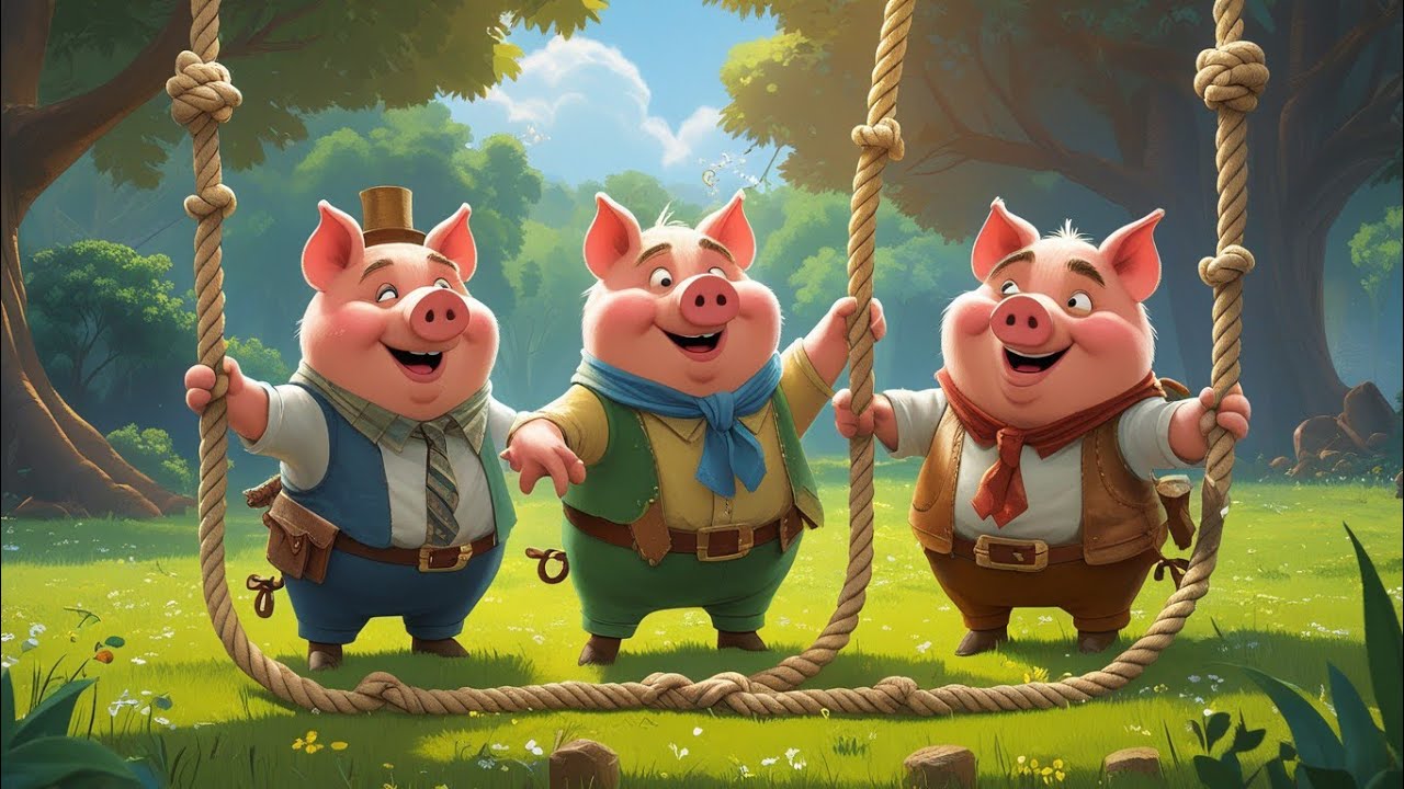 The Three Little Pigs and the Riddle Rope - YouTube