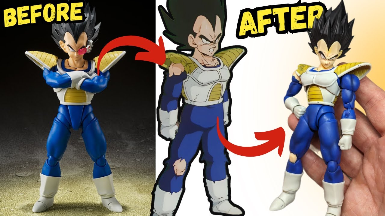 VEGETA NAMEK SH Figuarts Dragon Ball Z CUSTOM battle damage - How you ...