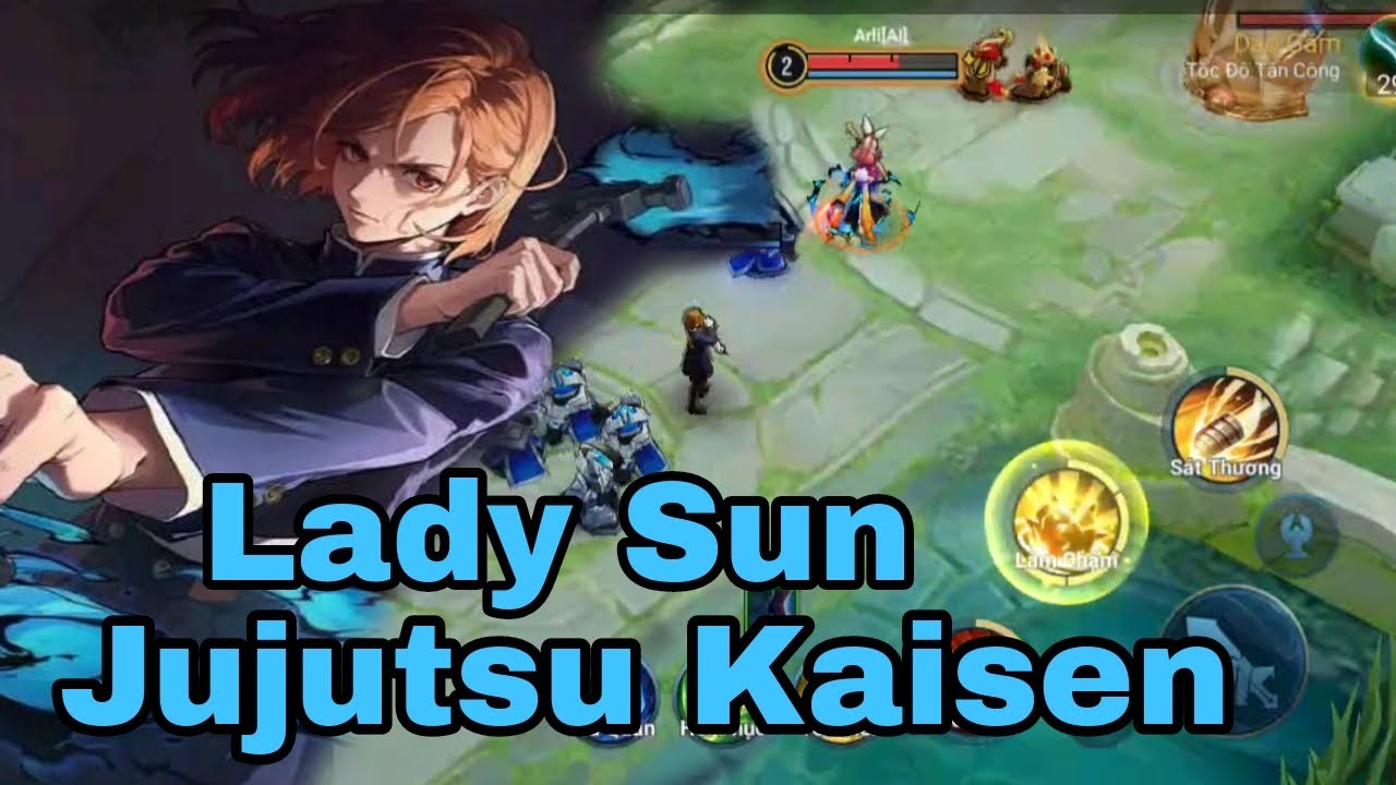 Trải Nghiệm Skin Lady Sun x Jujutsu Kaisen | Honor of Kings Review ...