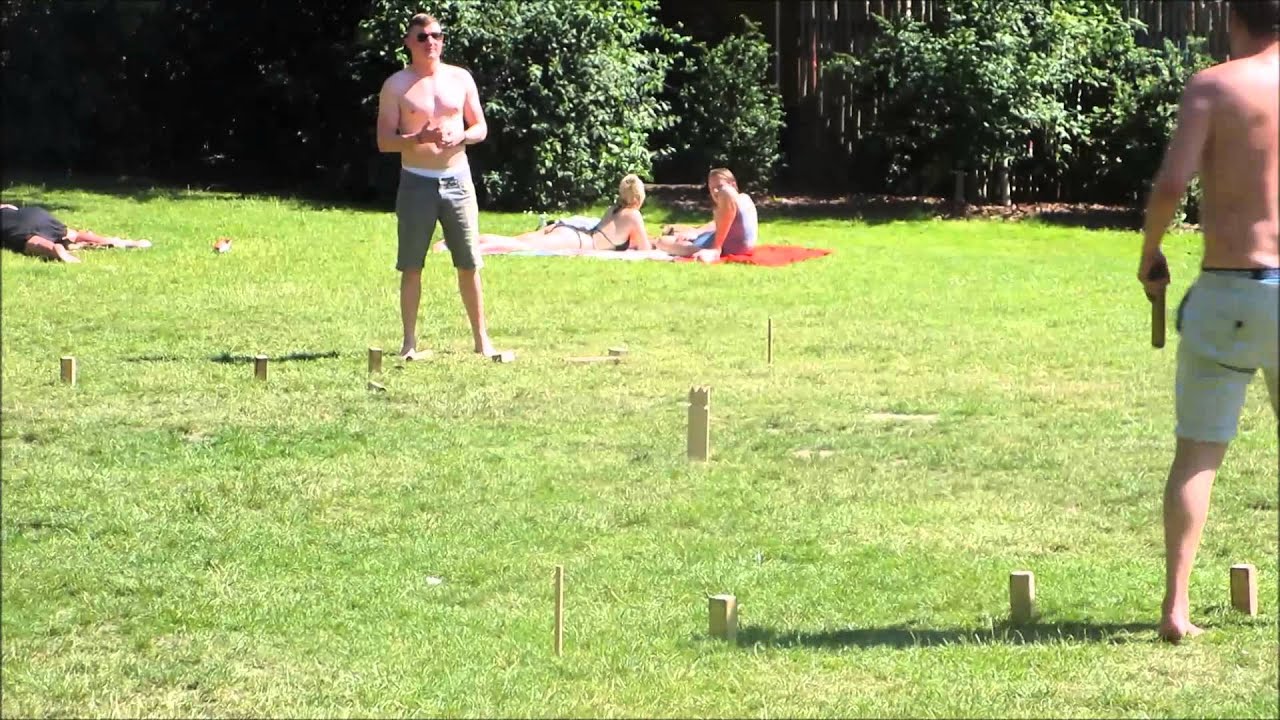 Knocking over blocks in a Park -- lazy day in Copegagen, Denmark - YouTube