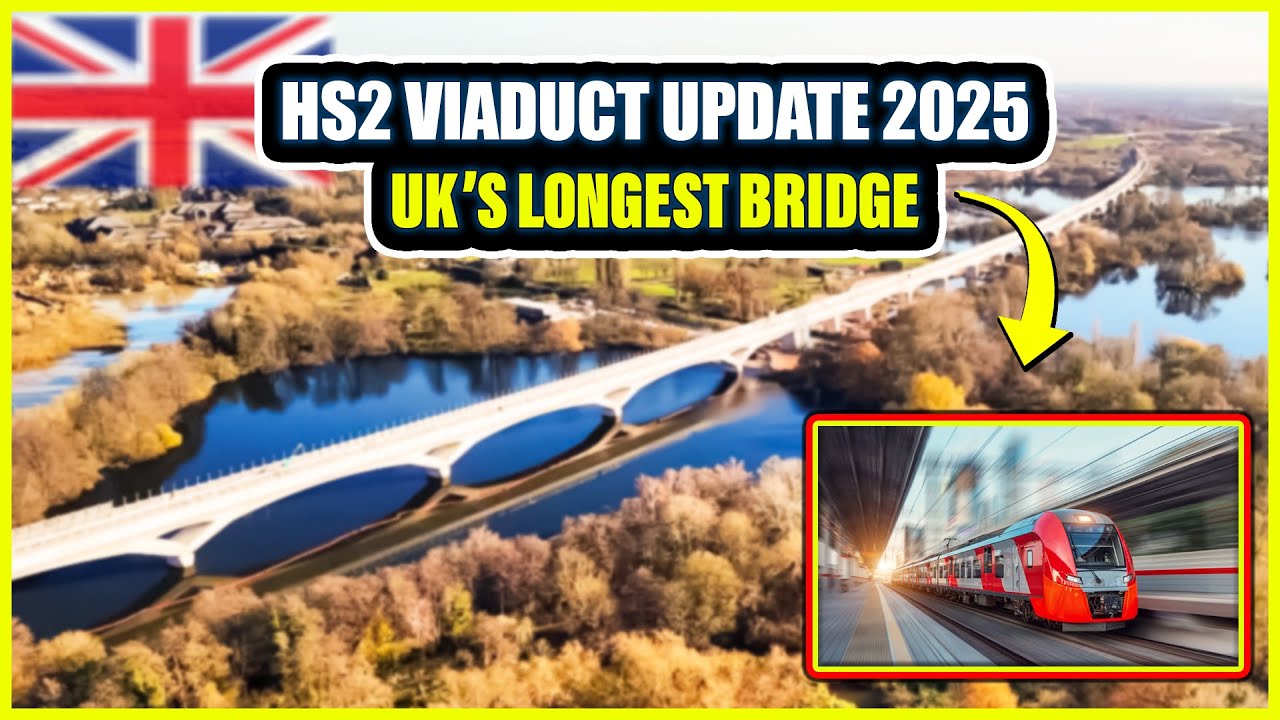 HS2 Colne Valley Viaduct Progress 2025 | Construction Update on UK’s ...