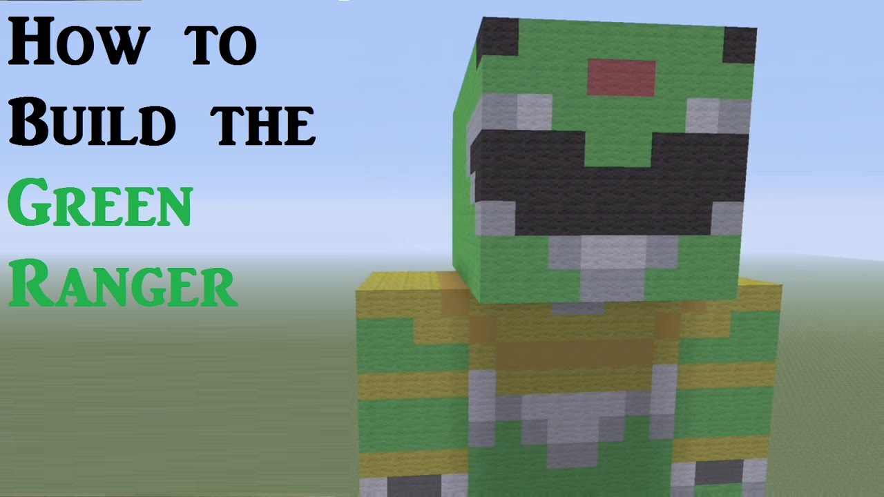 Minecraft | How to Build the Green Ranger - YouTube