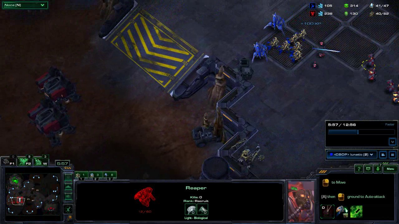 Starcraft 2 Reaper all in - YouTube