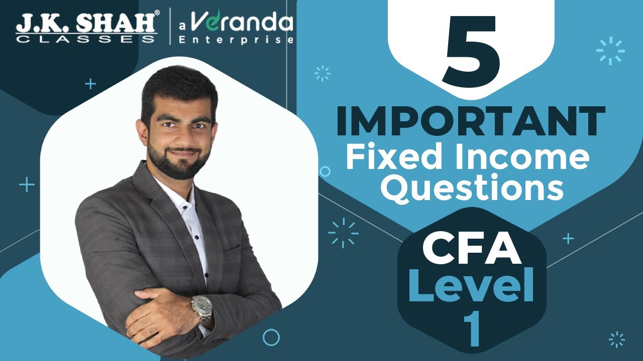 5 important Fixed Income questions- CFA level 1 - YouTube