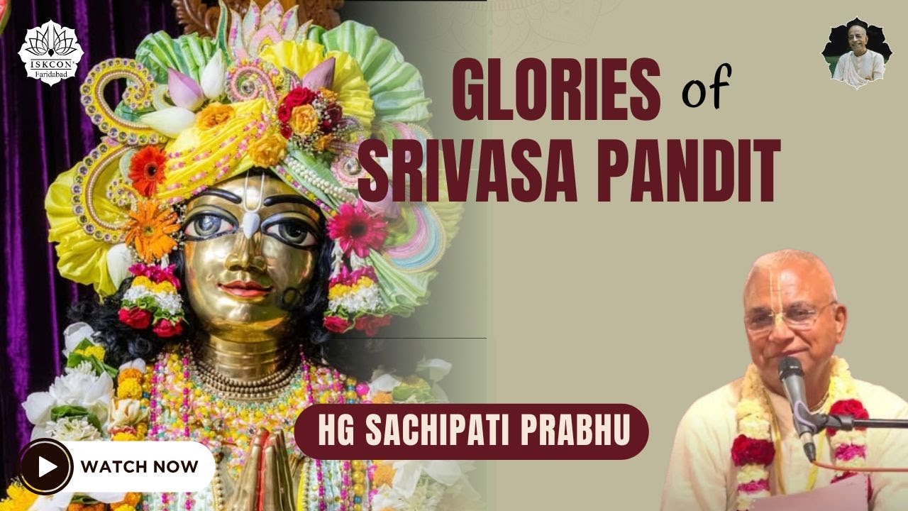 Maha Abhishek Srivas Pandit || 22-03-25 || ISKCON FARIDABAD - YouTube