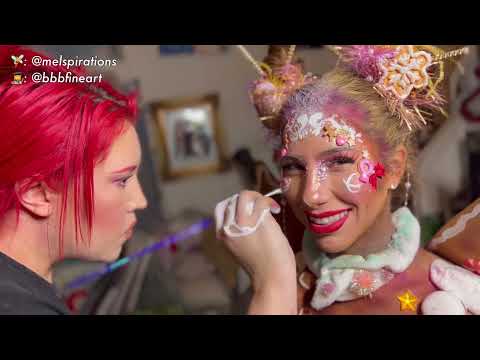 Vlog de body paint ~ Transformándome en el Hada de Azúcar 🧚‍♀️