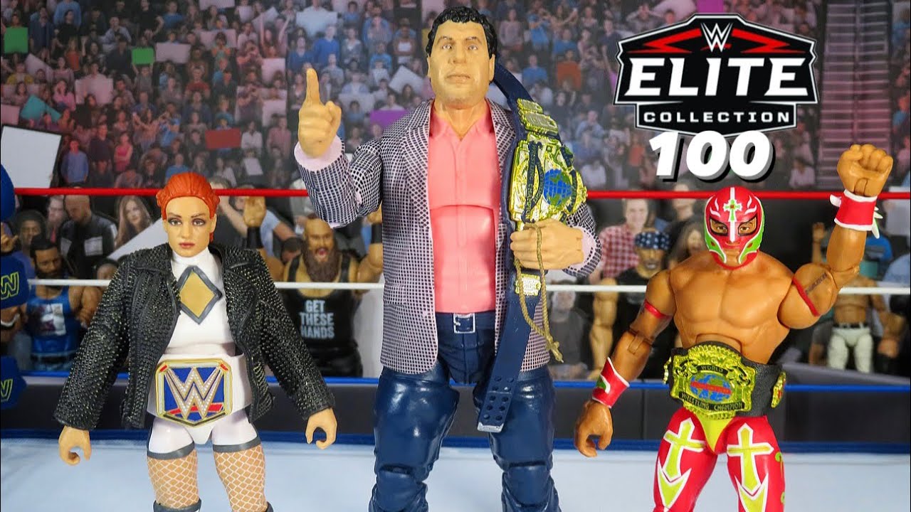 WWE Mattel Elites Series 100 Andre The Giant, Becky Lynch & Rey ...