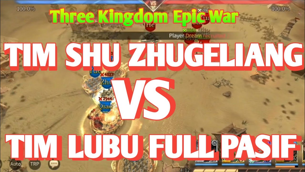 TIM SHU ZL VS TIM LUBU Full Pasif standar 58 an,,gak ada otak anying ...