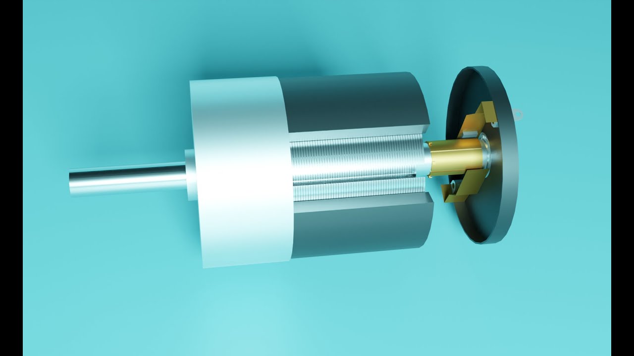 DC motor design in Blender - Part -I (Rotor) - YouTube