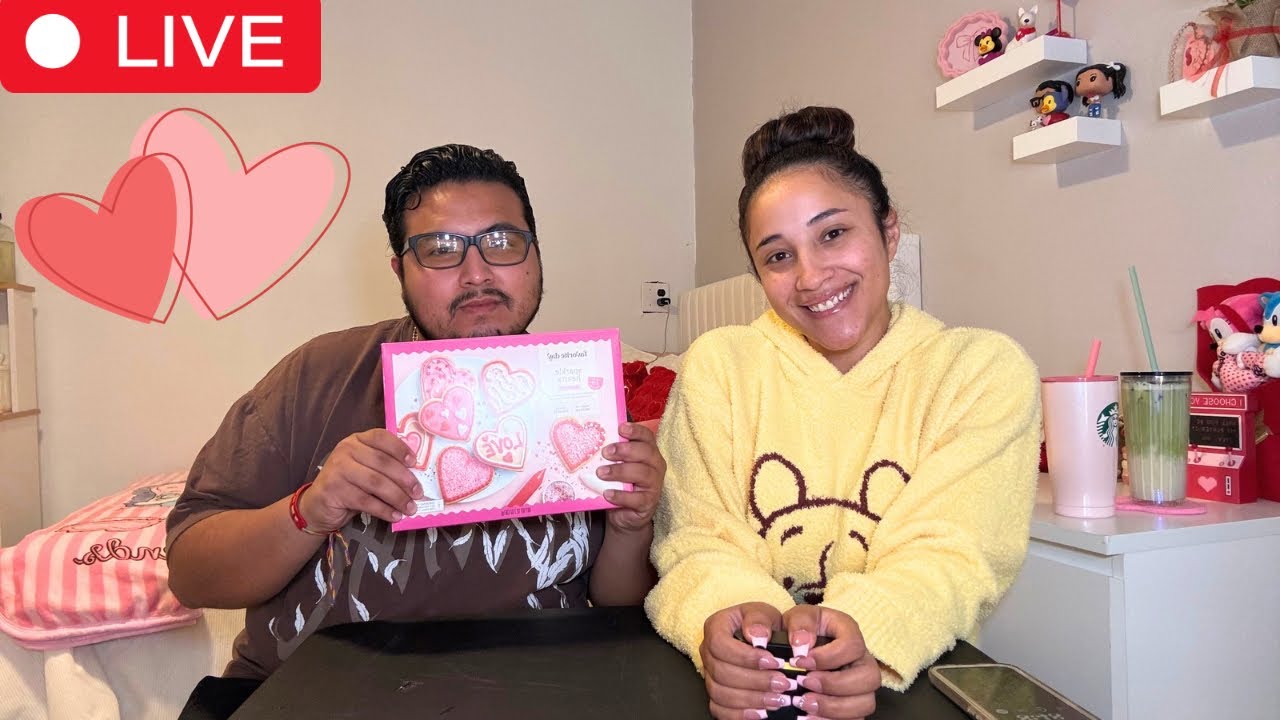 🔴LIVE! decorate valentine cookies! chit chat, trivia! - YouTube