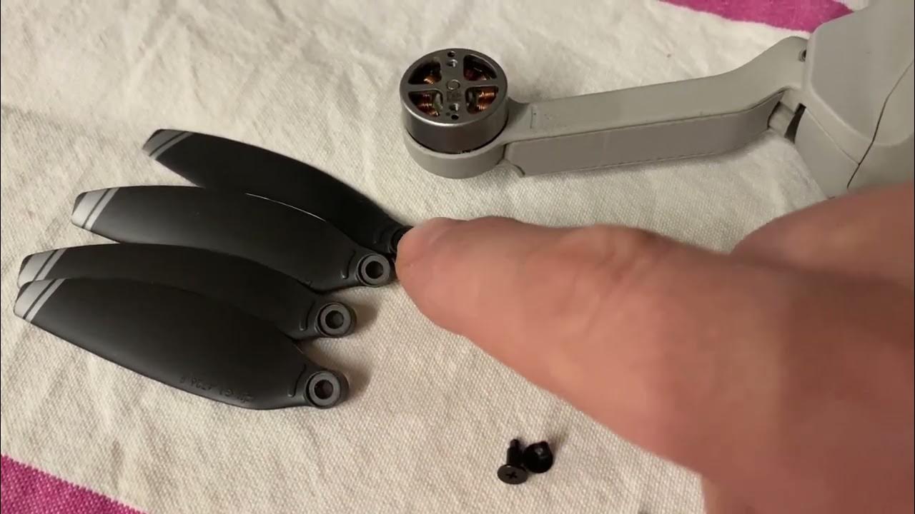 DJI Mini Tutorial - How to Change the Propellers CORRECTLY - YouTube