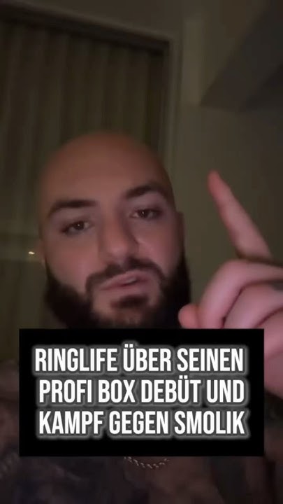 Ringlife über seinen Profi Box Debüt und Kampf gegen Smolik #boxen #ringlife #boxing #fight # ...