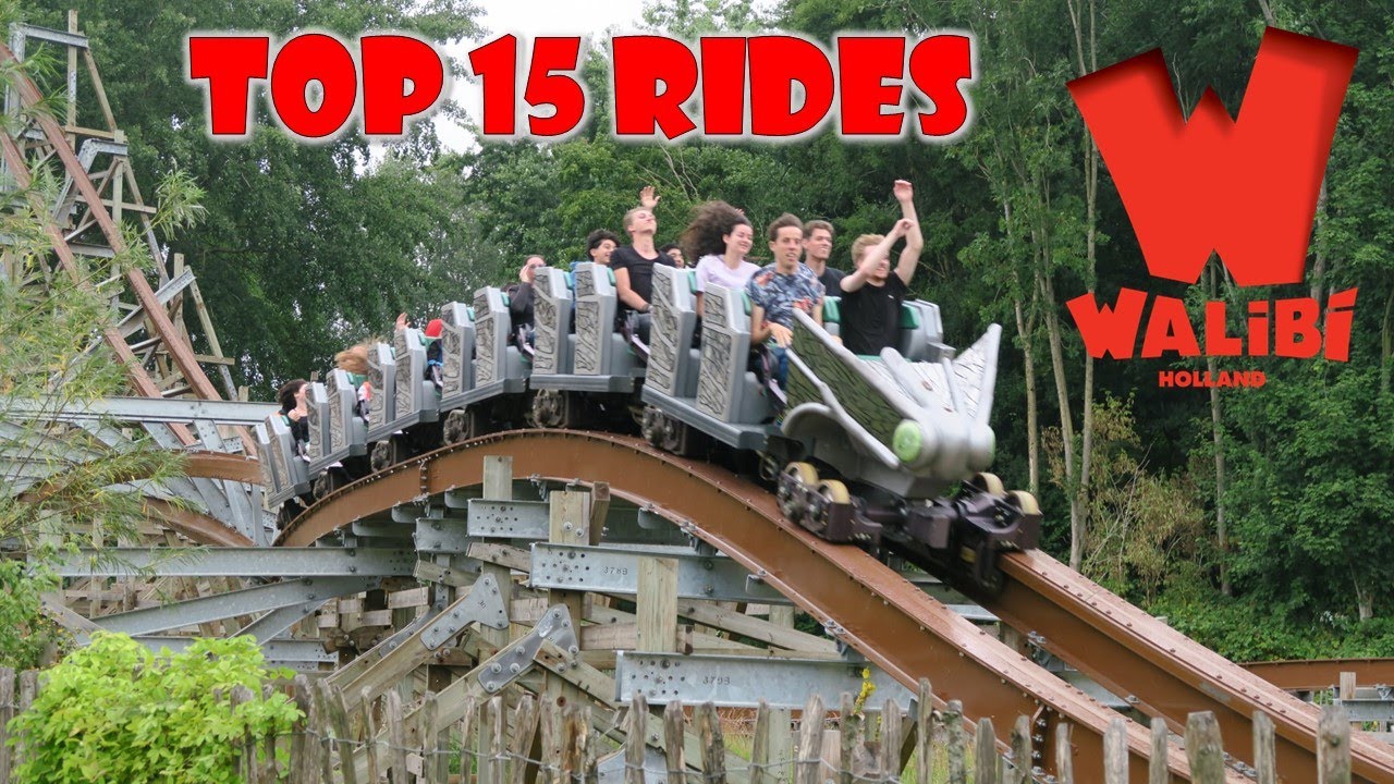 Top 15 Rides at Walibi Holland - YouTube