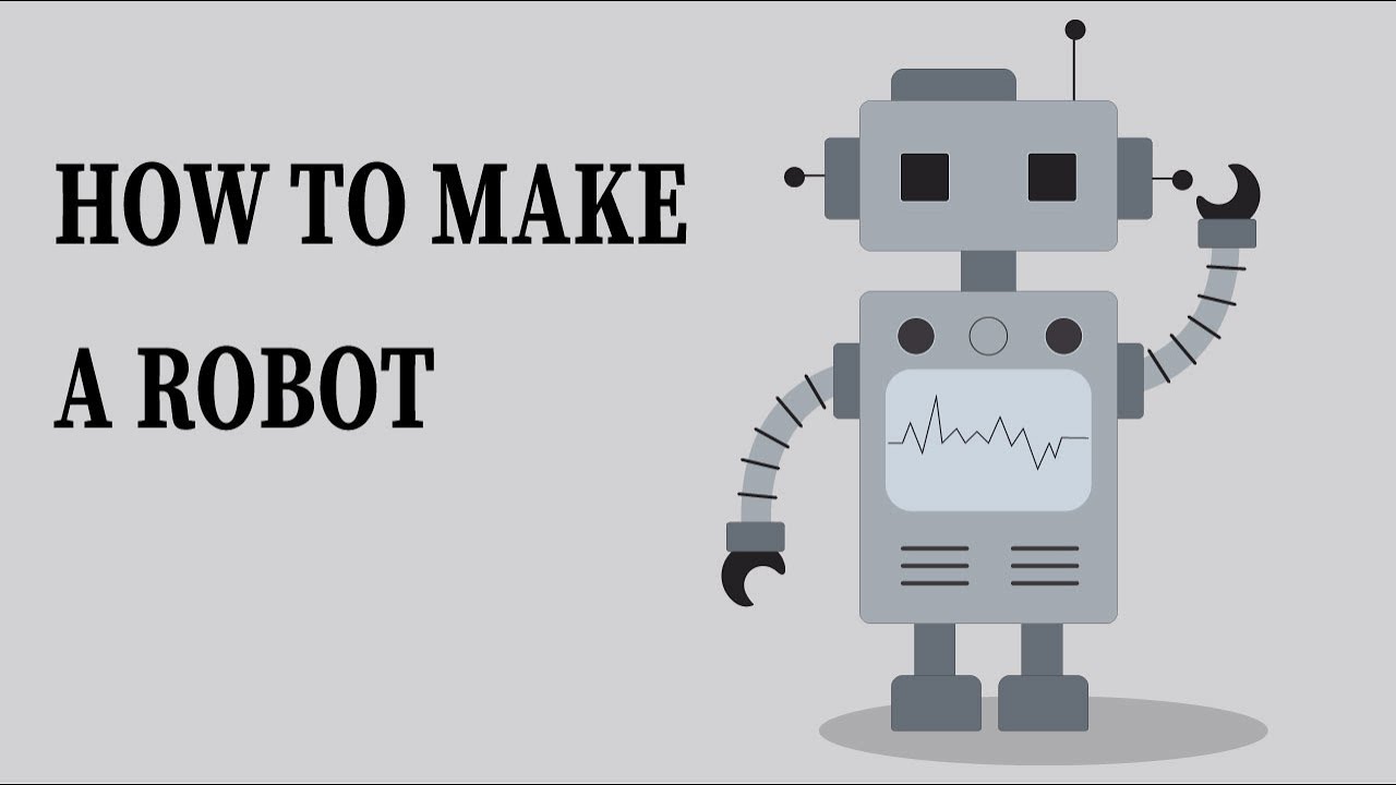 How to make a robot in Adobe Illustrator - YouTube