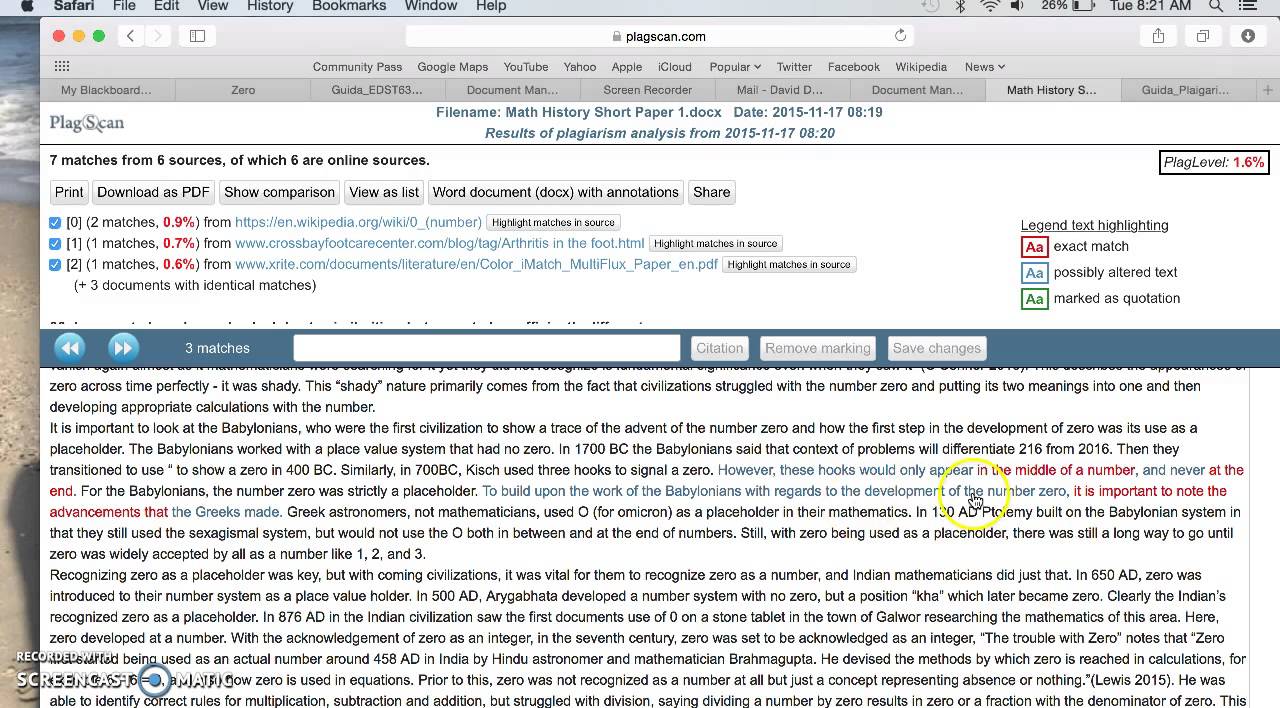 Using Plagscan - YouTube