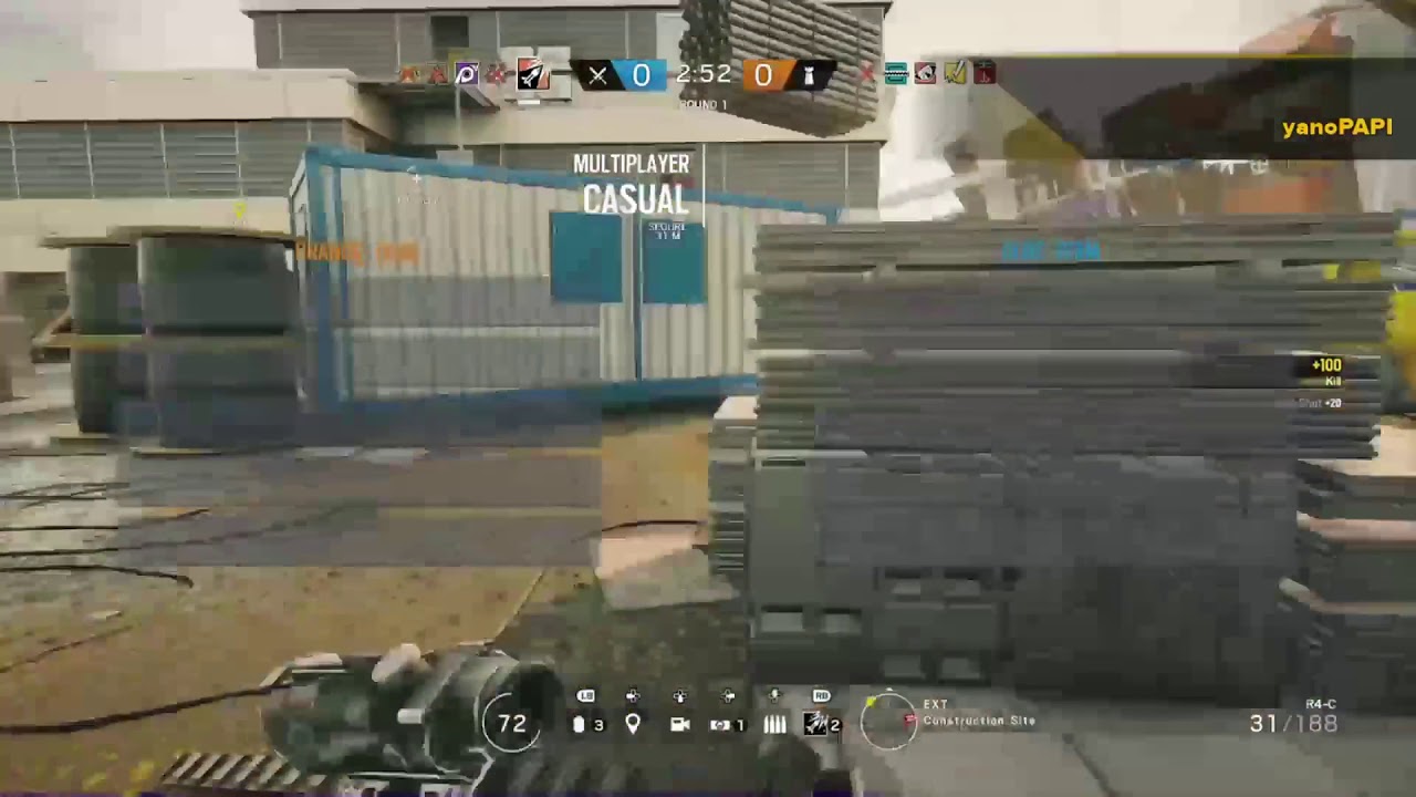 1v5 Screen glitch ace in R6 Siege - YouTube