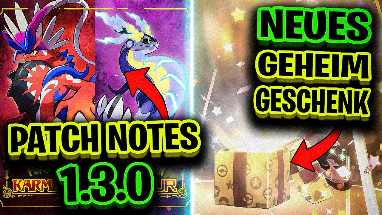 Pokemon Karmesin Day One Patch