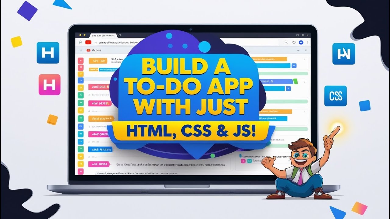 JavaScript To Do List App Building in 5 MINUTES with HTML and CSS - YouTube