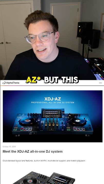 The XDJ-AZ is here! Anyway, listen to Algorithm by @Jinbu #dj #dnb # ...