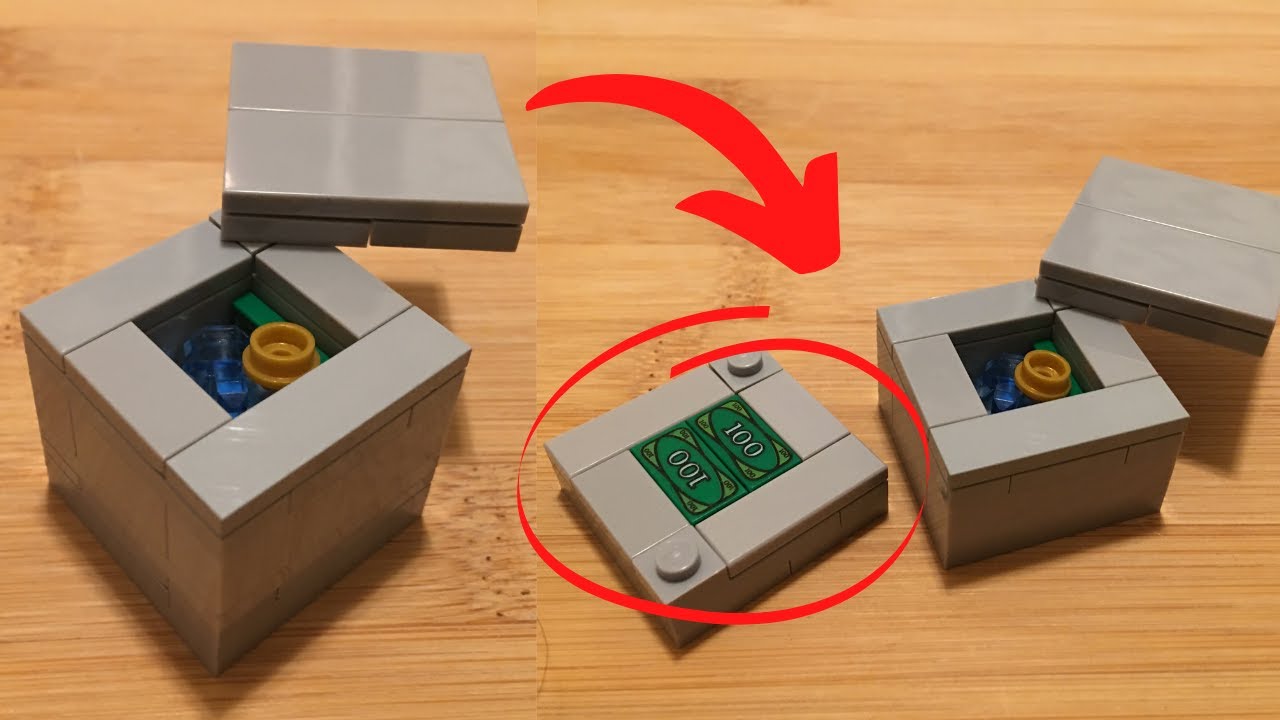 LEGO Treasure Chest with Secret LEGO Compartment -Full TUTORIAL - YouTube