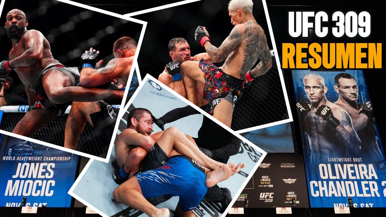 Todo UFC 309 en 4 minutos - YouTube