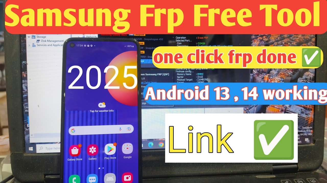 All Samsung FRP Unlock Tool 2025 Android 14/13/12 | All Samsung FRP ...