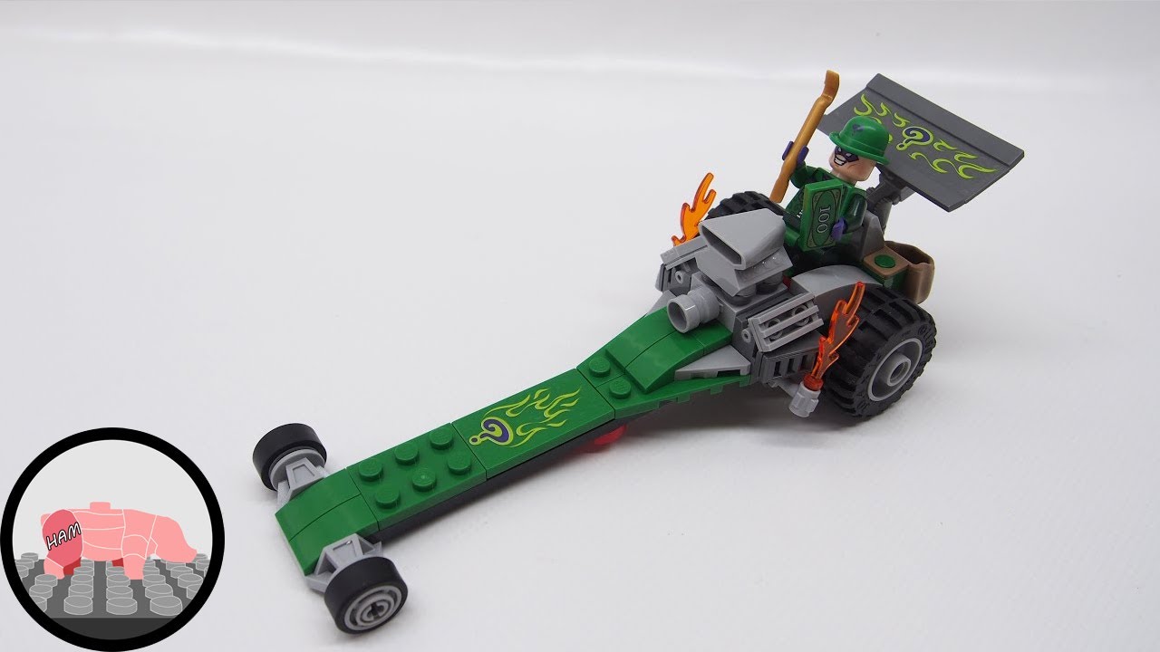 Build a LEGO Riddler's Dragster (76012) - YouTube