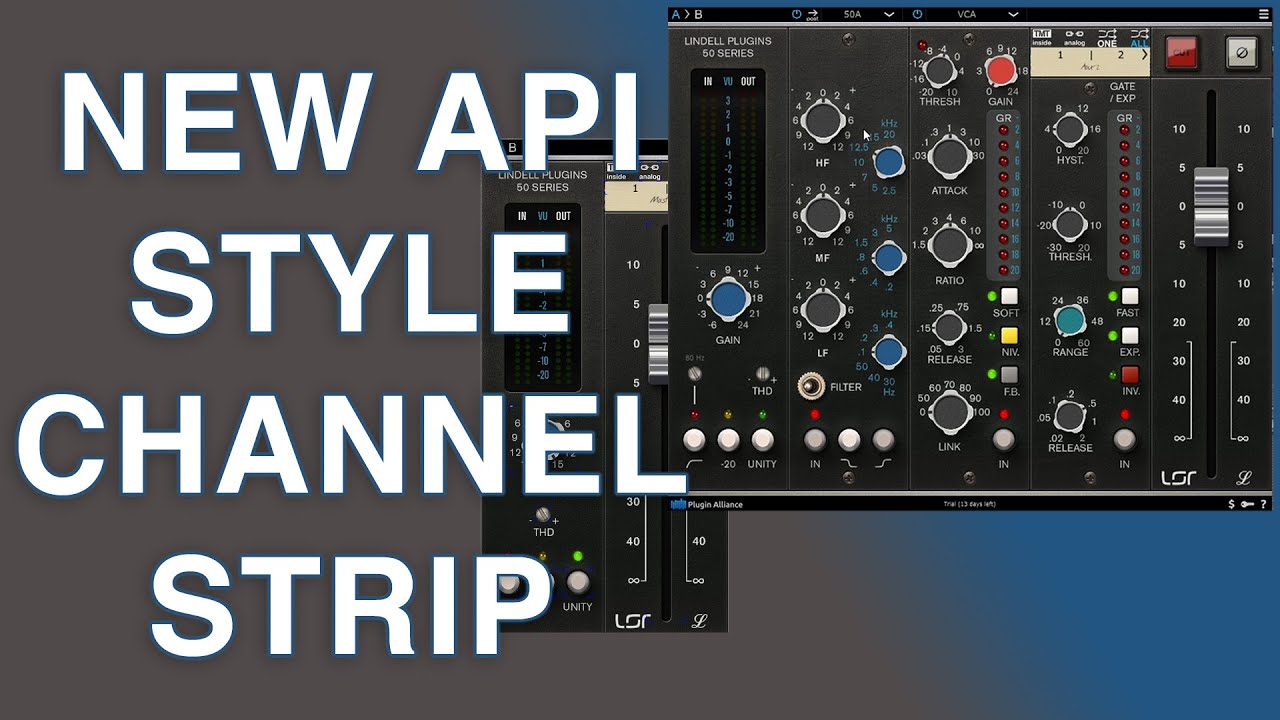 Lindell 50 Series (API) Review + Waves/Analog Comparison - YouTube