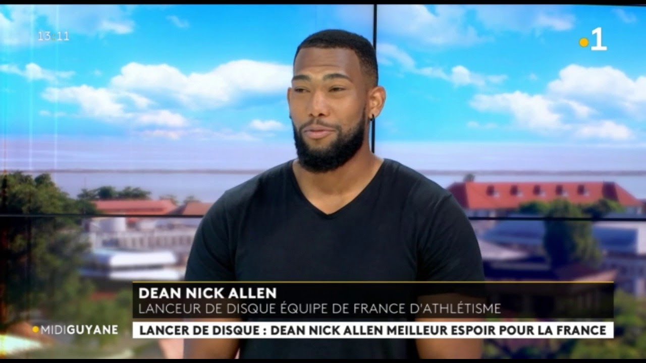 Lancer de disque : Dean Nick Allen meilleur espoir pour la France - YouTube