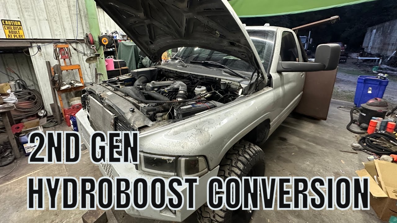 2nd Gen Dodge Hydroboost Conversion | 2nd Gen Welding Rig - YouTube