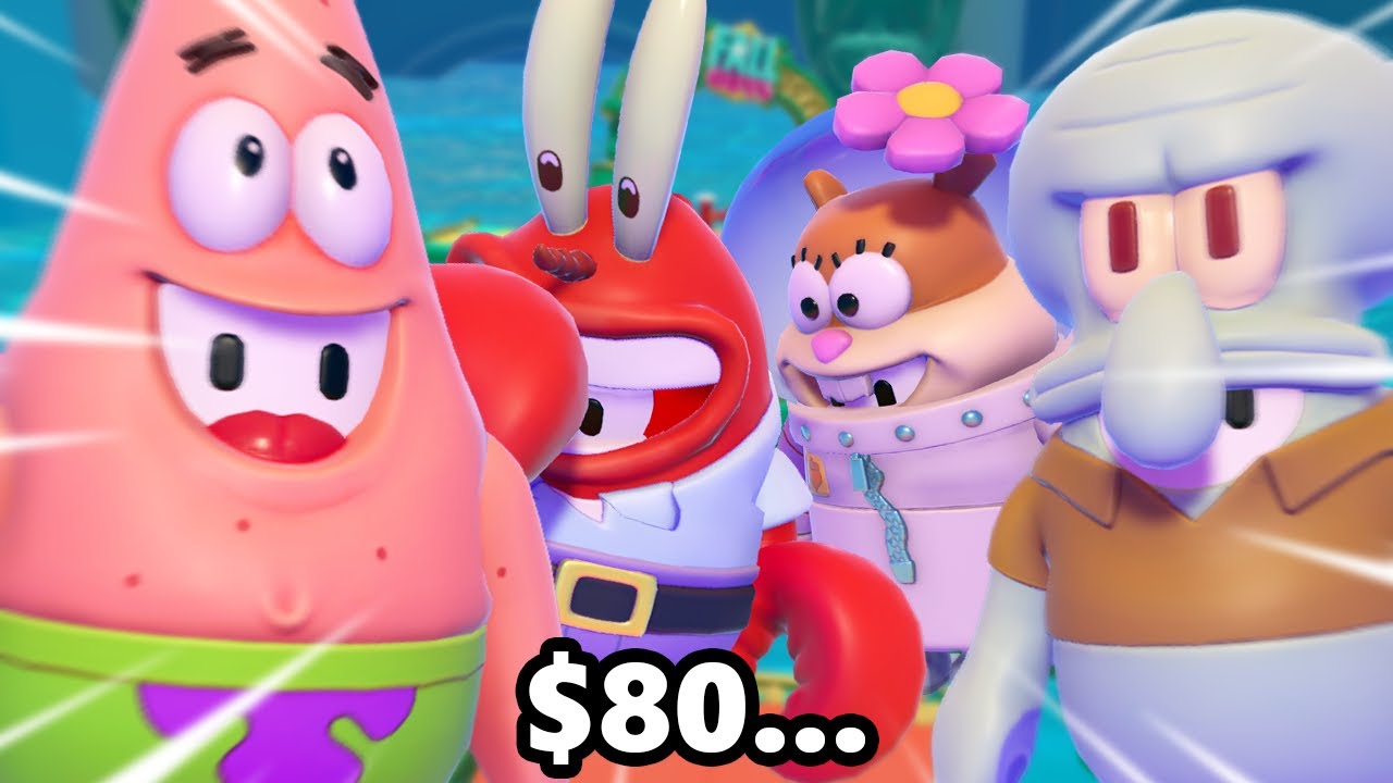 PghLFilms Almost Spent $80 on SpongeBob in Fall Guys... - YouTube