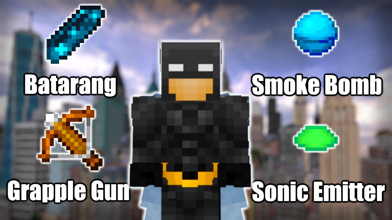 Become the BATMAN in Minecraft! - YouTube