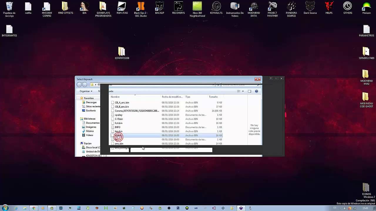 TUTORIAL ll CREAR TU PROPIO CPU-KEY.BIN ll RGH-JTAG - YouTube