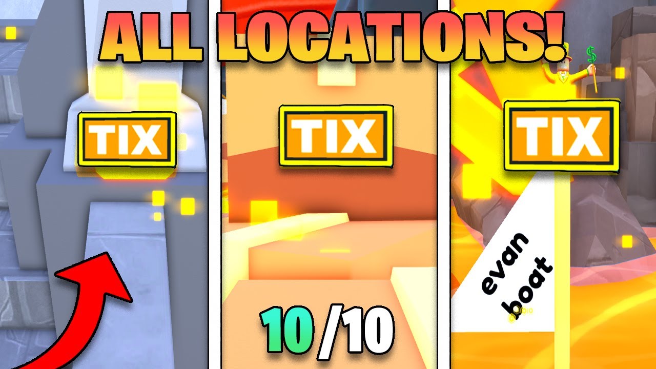 How to Find ALL 10 TIX in CLASSIC EVENT - Toilet Tower Defense Roblox ...