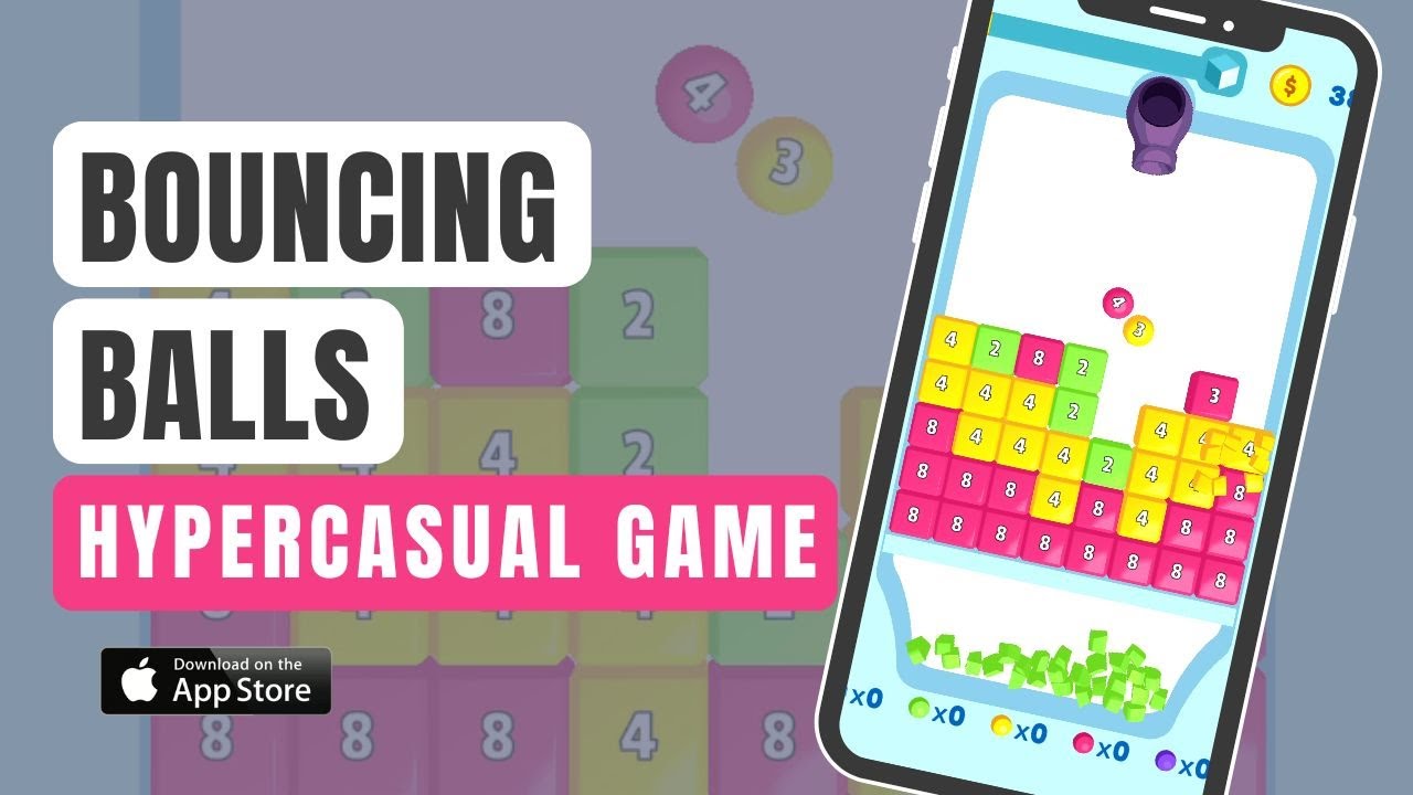 Bouncing Balls ⚽🥎💥 Gameplay, iOS, Mobile Games - YouTube