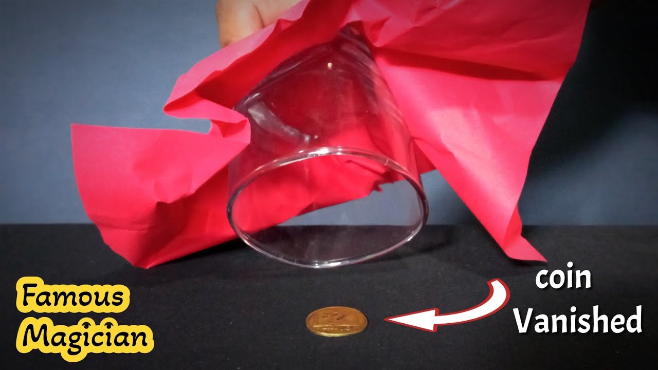 Coin Vanish in Glass Magic Trick with Tutorial | Famous Magician ...