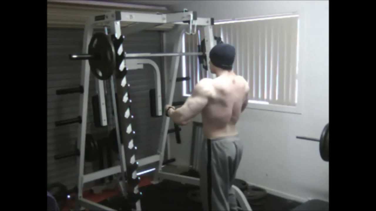Basement Bodybuilding Training 2 weeks out. (fly on the wall) - YouTube
