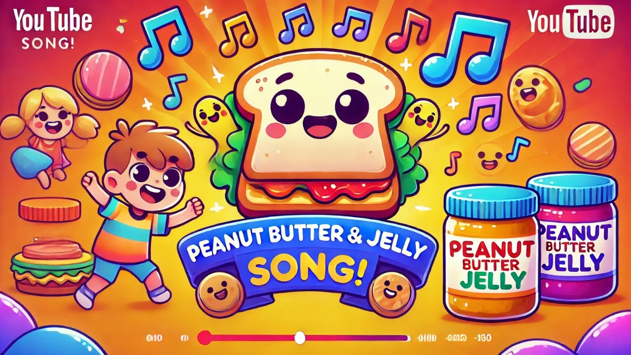 🎶"Peanut Butter & Jelly Song for Kids! 🎶 Fun & Catchy Children's Music ...