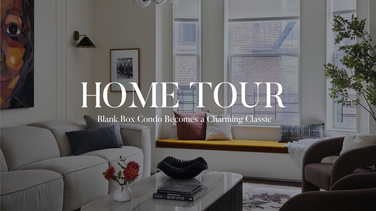 Home Tour | Blank Box Condo Becomes a Charming Classic - YouTube